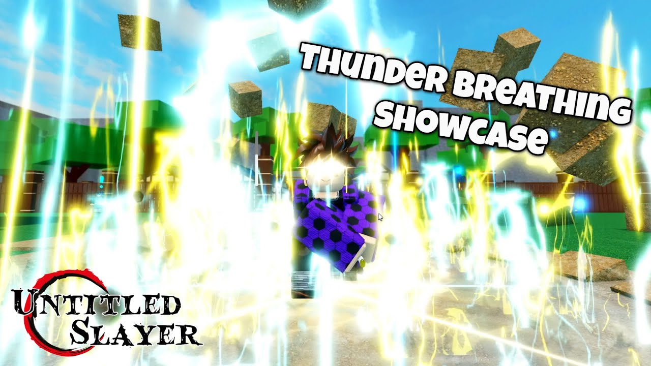Thunder Breathing Showcase | Untitled Slayer - YouTube