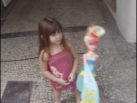 Sky Dancers DTC bailarinas giram voam de verdade Pai Filha Brincando Brinquedos Toys Juguetes Kids