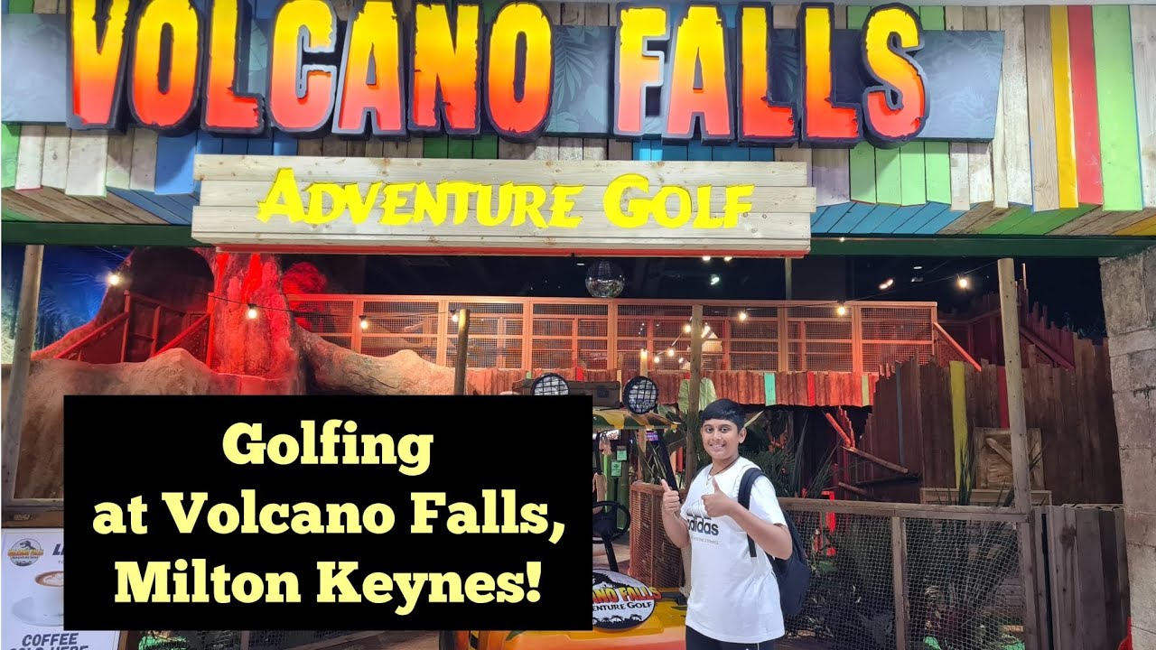 Golfing at Volcano Falls, Milton Keynes! - YouTube