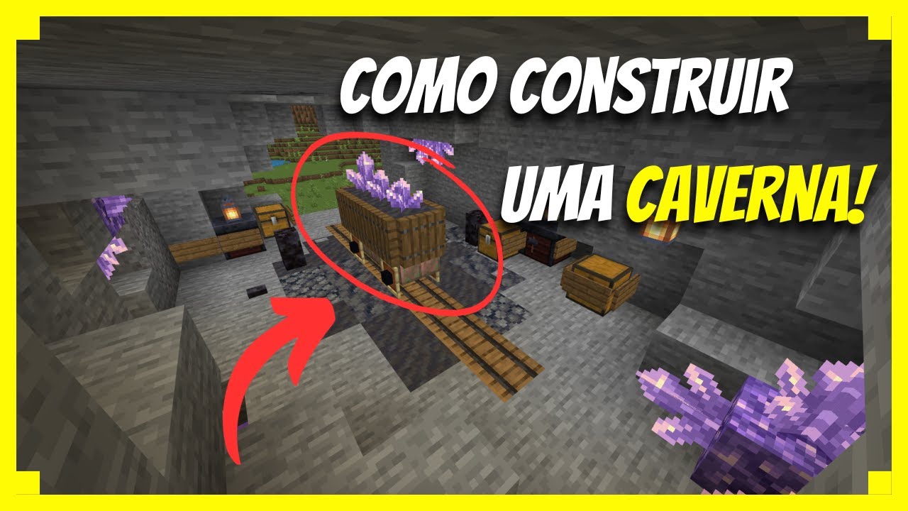 Como construir uma CAVERNA no Minecraft! - YouTube