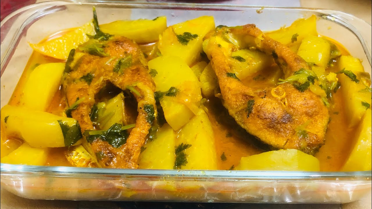 ওলকপি বা শালগম দিয়ে সিলভার কার্প মাছ রান্না | Olkopi/Shalgam recipe ...