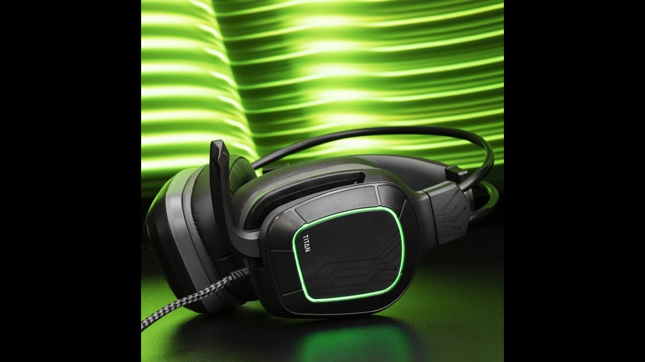 NiTHO TITAN Gaming Stereo Headset with RGB LED light & foldable ...