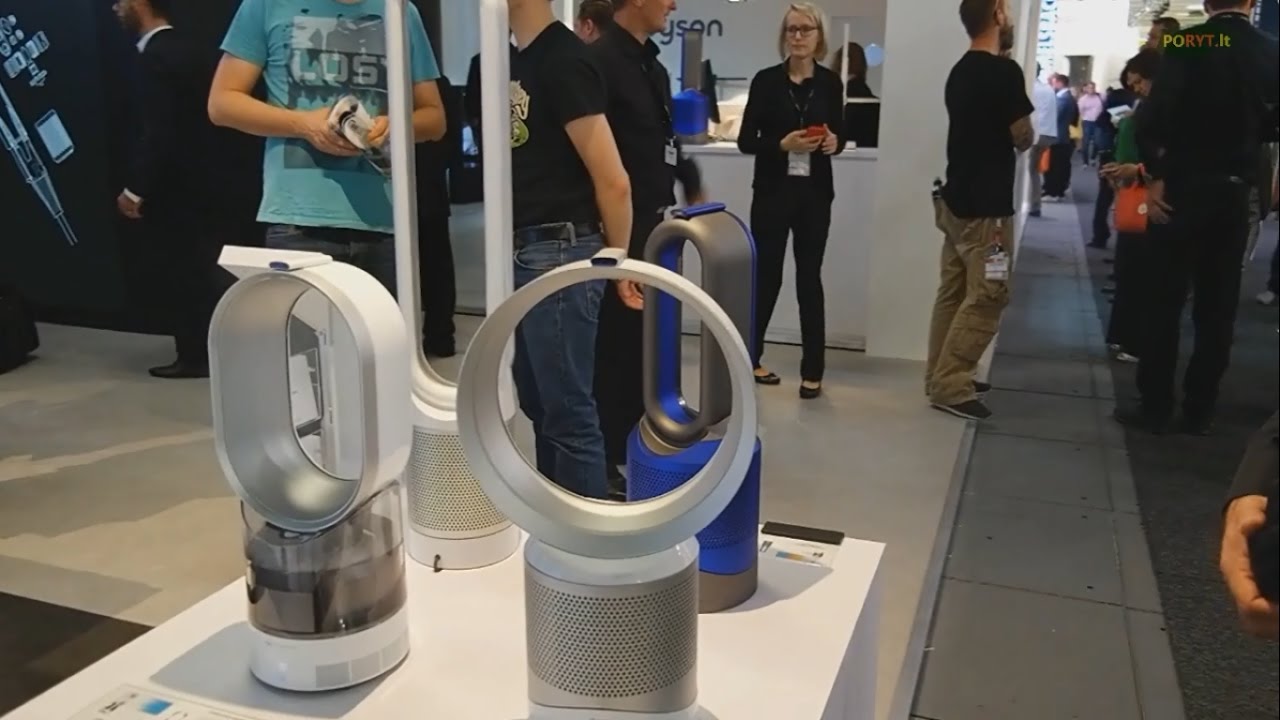 Dyson air multiplier ventiliatorius. IFA 2016. © Poryt.lt - YouTube