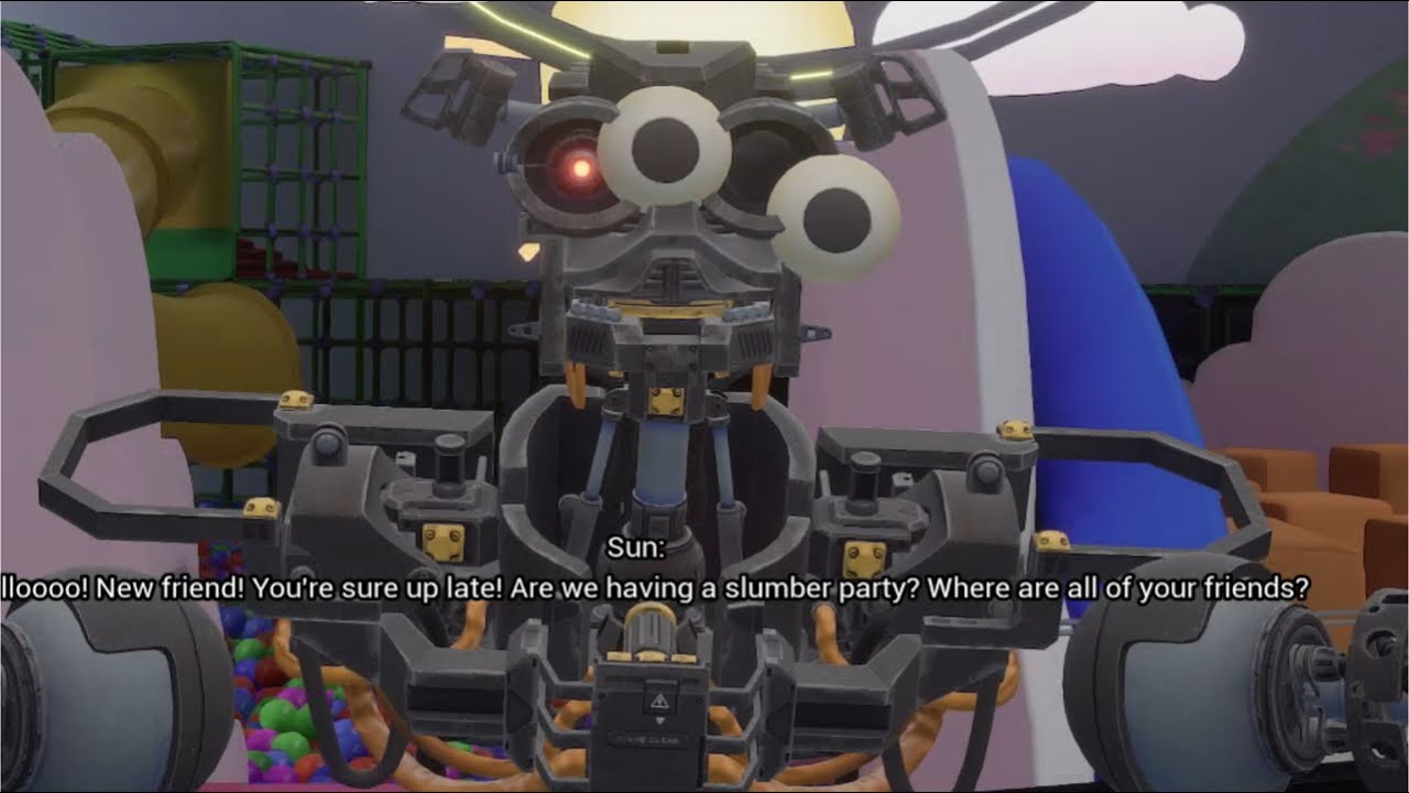 Endo over Sun Man and Captured Gregory - FNAF Security Breach - YouTube