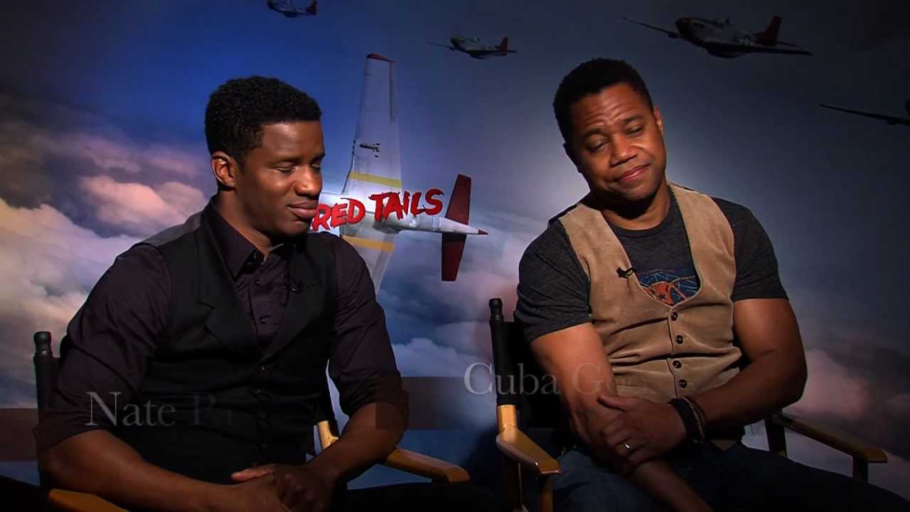 Cuba Gooding Jr. & Nate Parker discuss the importance of RED TAILS ...