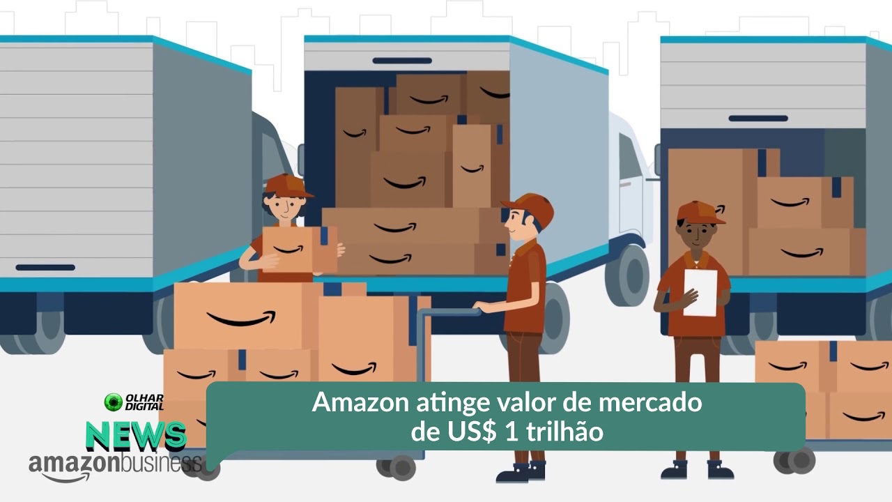 Amazon alcança o valor de mercado de US$ 1 trilhão | OD News 04/09/2018 ...