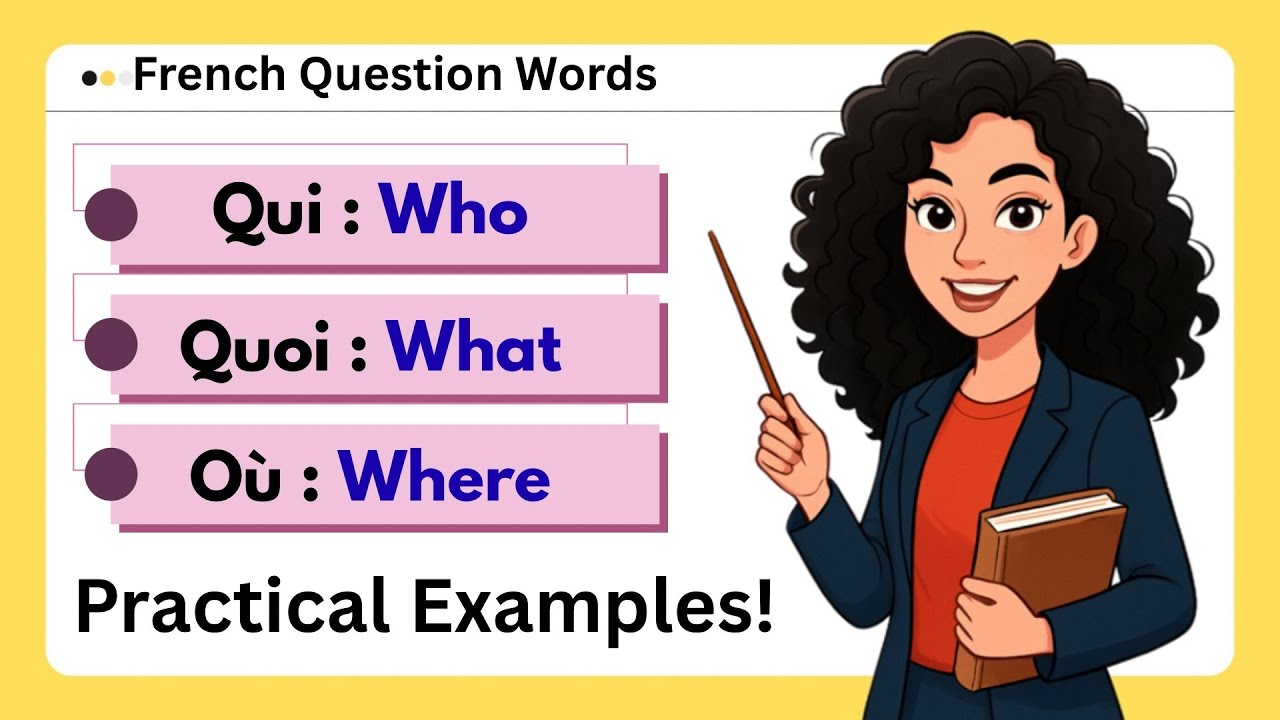 🇫🇷Learn French Question Words with These Examples! - YouTube