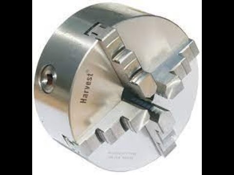 Harvest k12-125, 4 jaw chuck review and installation - YouTube