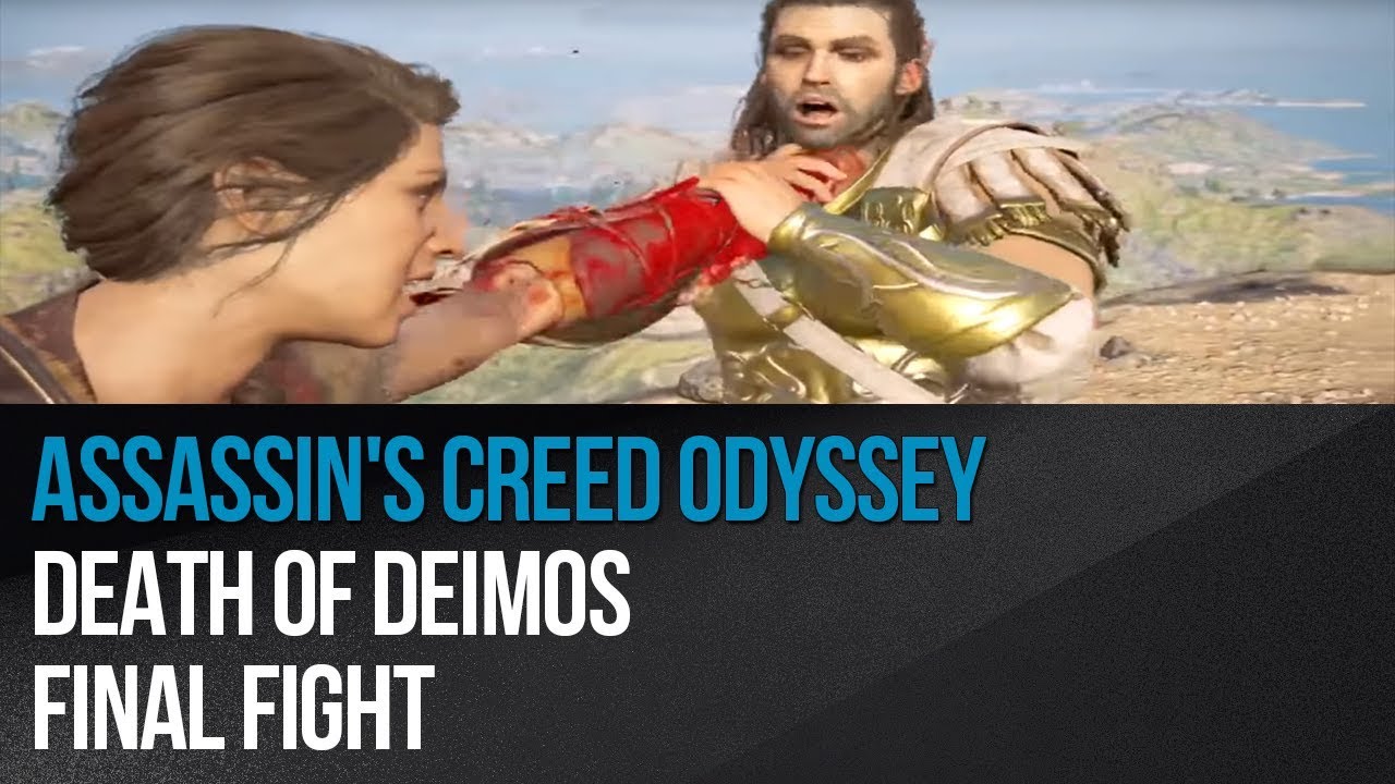 Assassin's Creed Odyssey - Death of Deimos Final Fight - YouTube