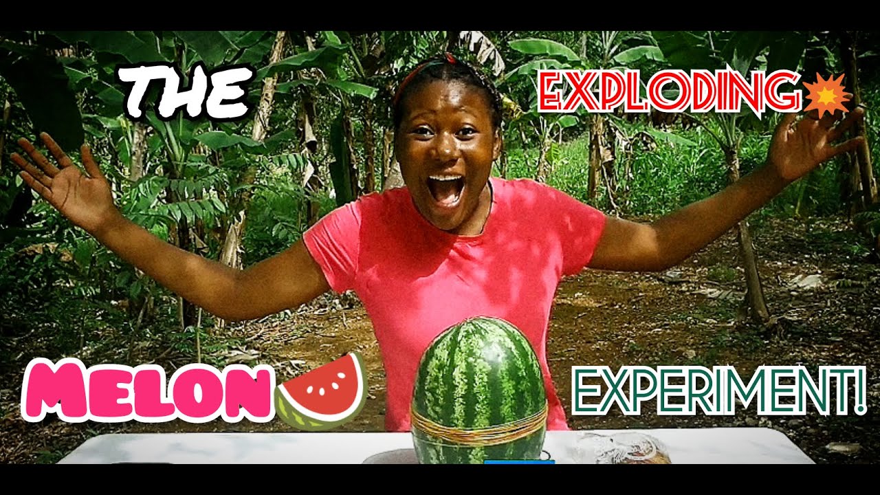 The exploding melon experiment - YouTube