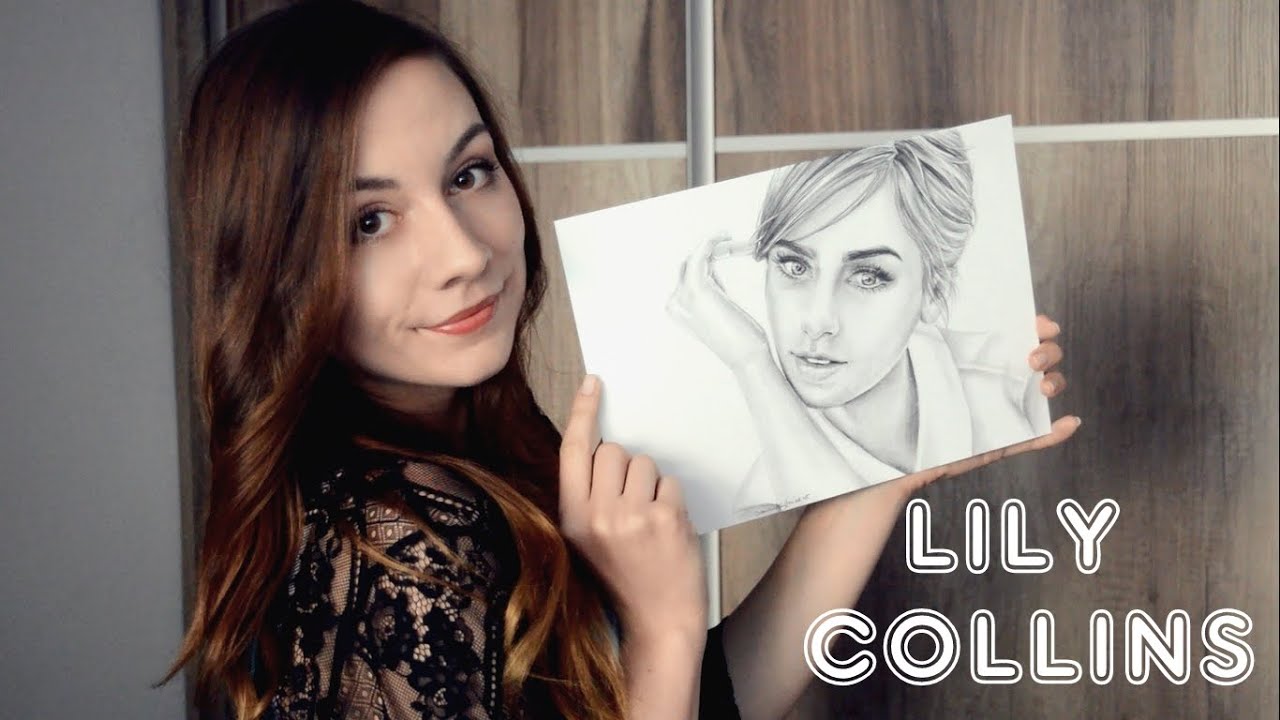 Lily Collins Drawing