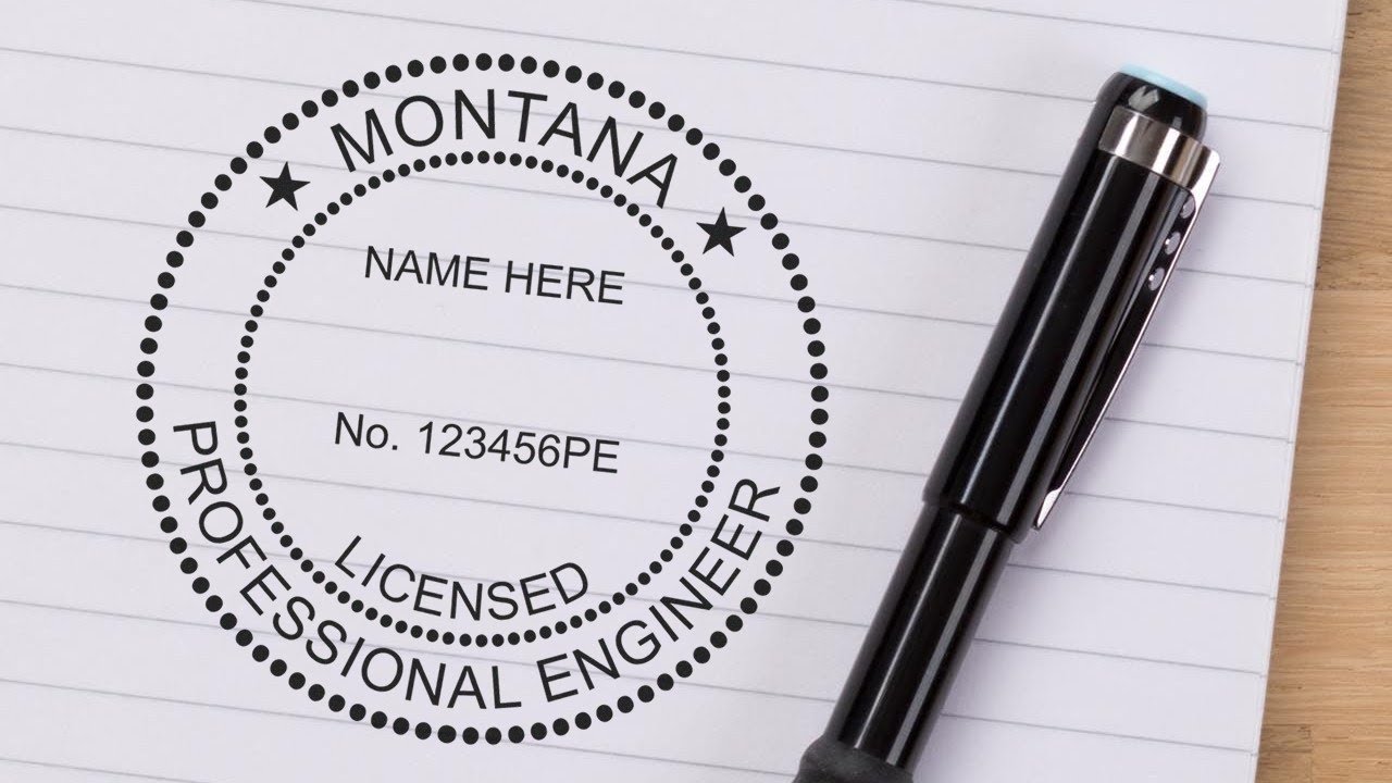 Montana Engineer Stamps and Seals | Engineer Seal Stamps (ESS) - YouTube
