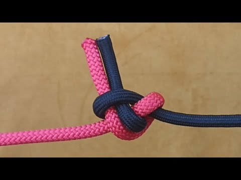 Attractive and very useful knot for connecting ropes - YouTube