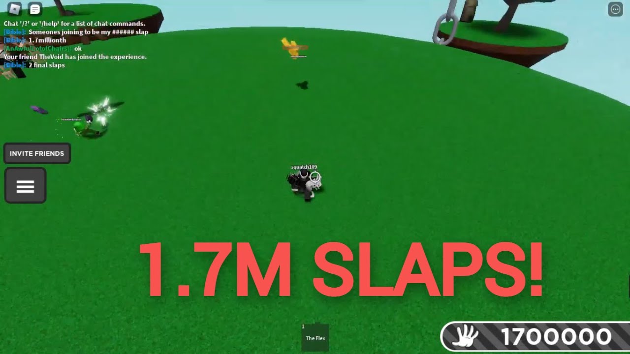 Reaching 1.7M Slaps in Slap Battles! - YouTube