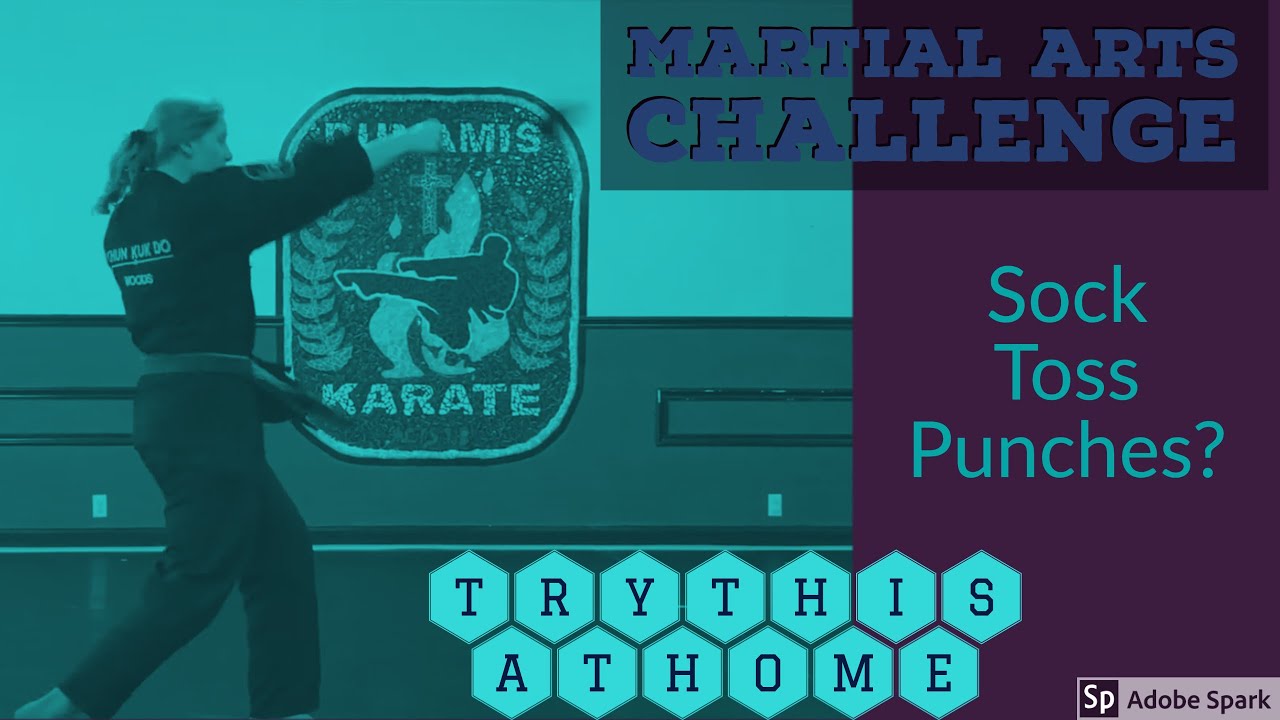Sock Toss Punching - Try this at home - Martial Arts Fitness Challenge ...
