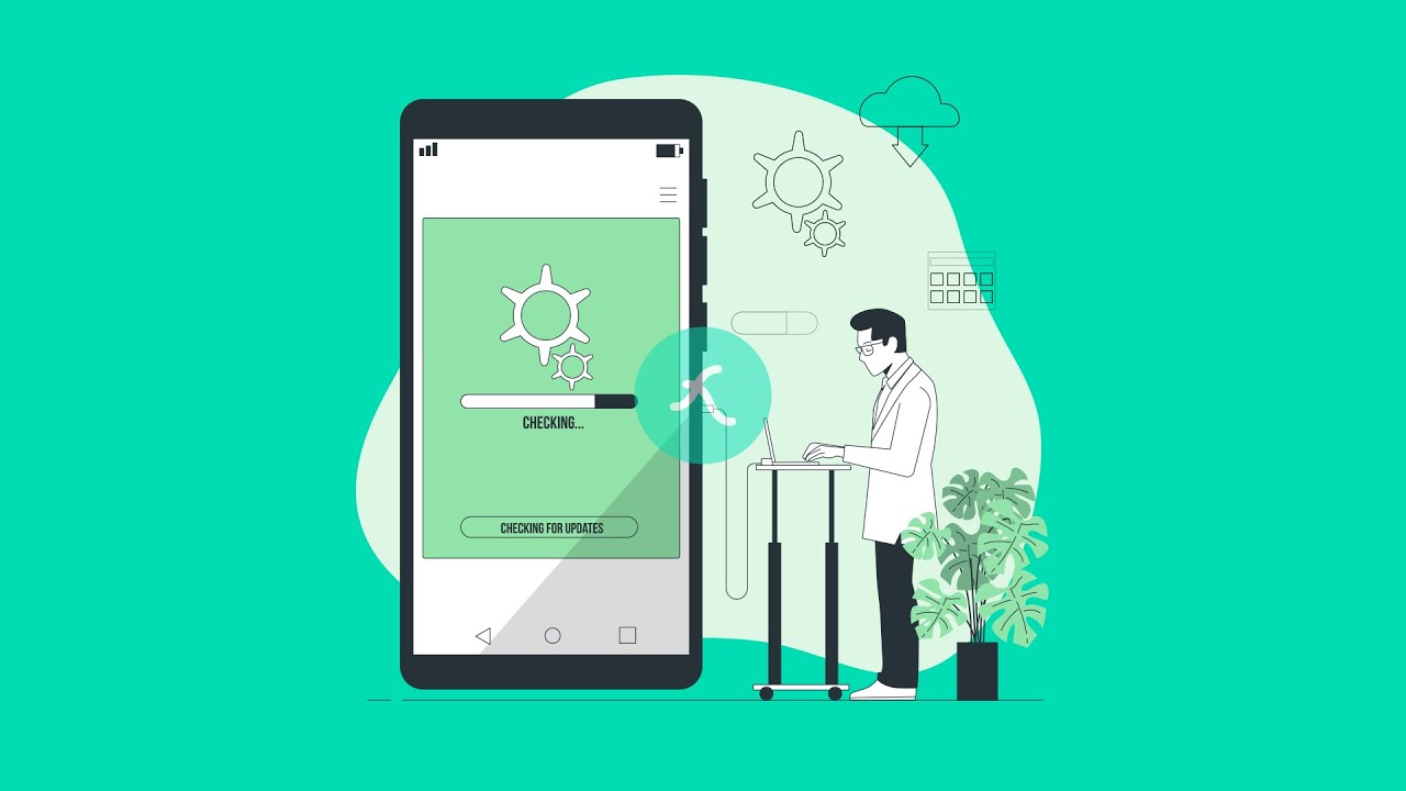 Operating system Lottie JSON animation - YouTube