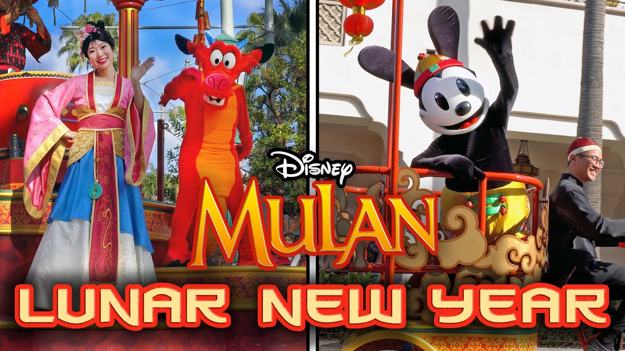 Mulan's Lunar New Year Procession 2023 - Disney California Adventure ...