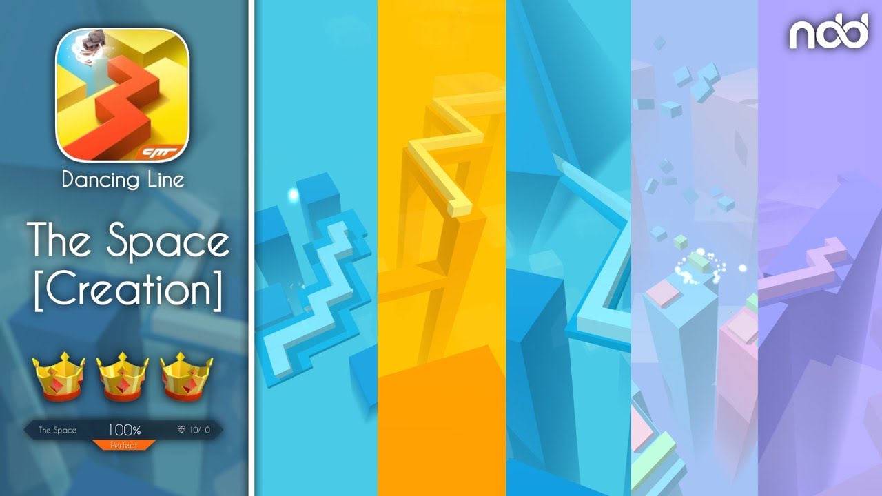 Dancing Line - The Space [Creation] - YouTube