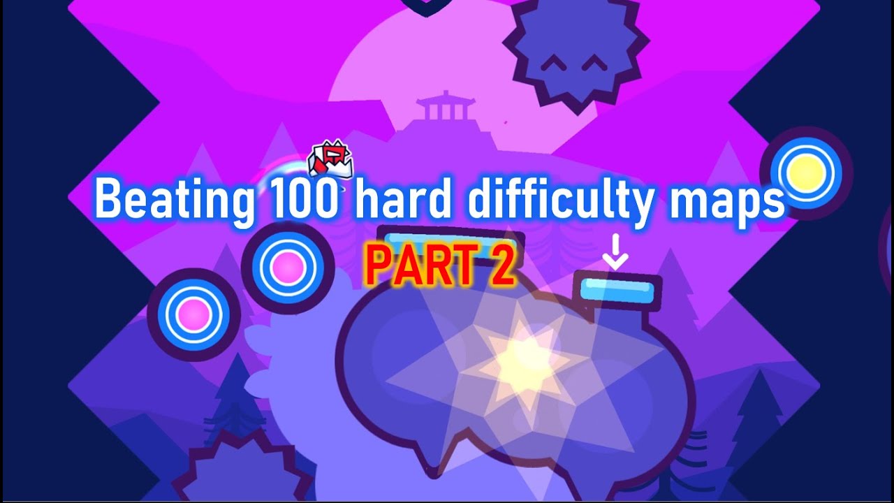 Beating 100 hard difficulty maps[PART 2, no edit(except some parts ...