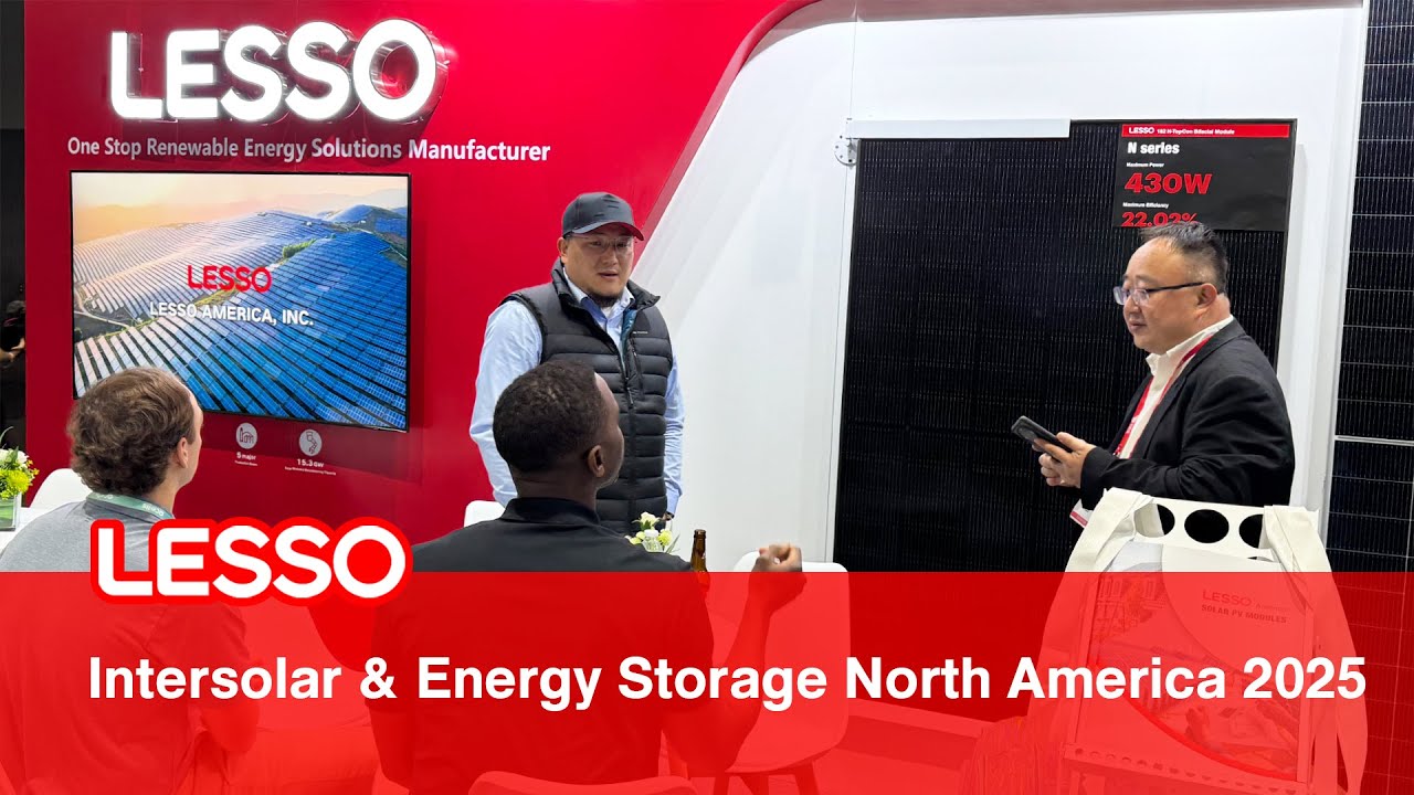 Exhibition Moment | LESSO Solar at Intersolar & EES North America 2025 ...