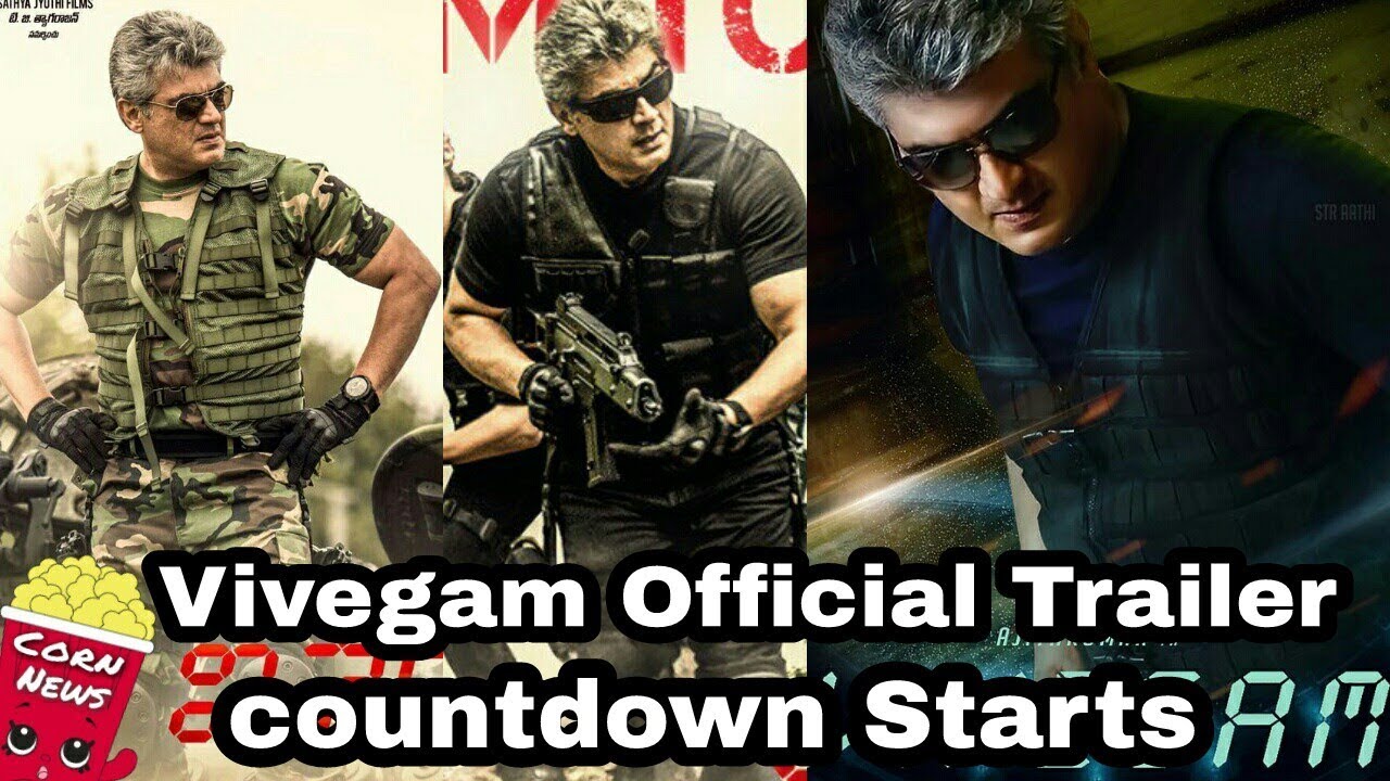 OFFICIAL : Vivegam Official Trailer Countdown Starts | Ajith Vivegam ...