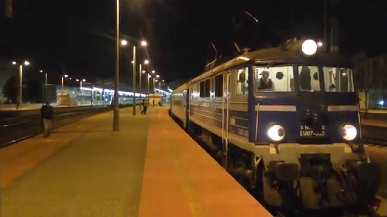 Stacja: KATOWICE - Odjazd EU07-303 z wakacyjnym TLK "BRYZA" do Świnoujścia i Kołobrzegu - YouTube