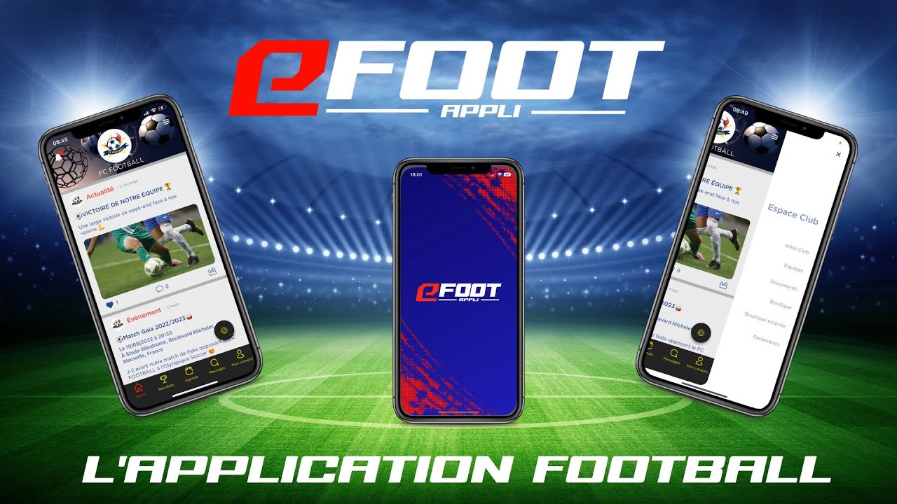 EFOOT - Créez votre application Club de Football - YouTube