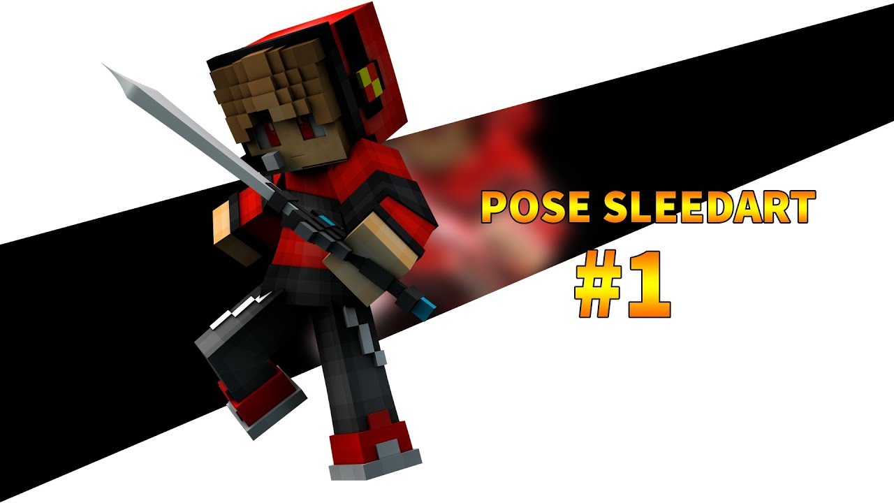 MINECRAFT POSE RENDER SPEEDART #1 - ŽęďĢąmężŹ - YouTube