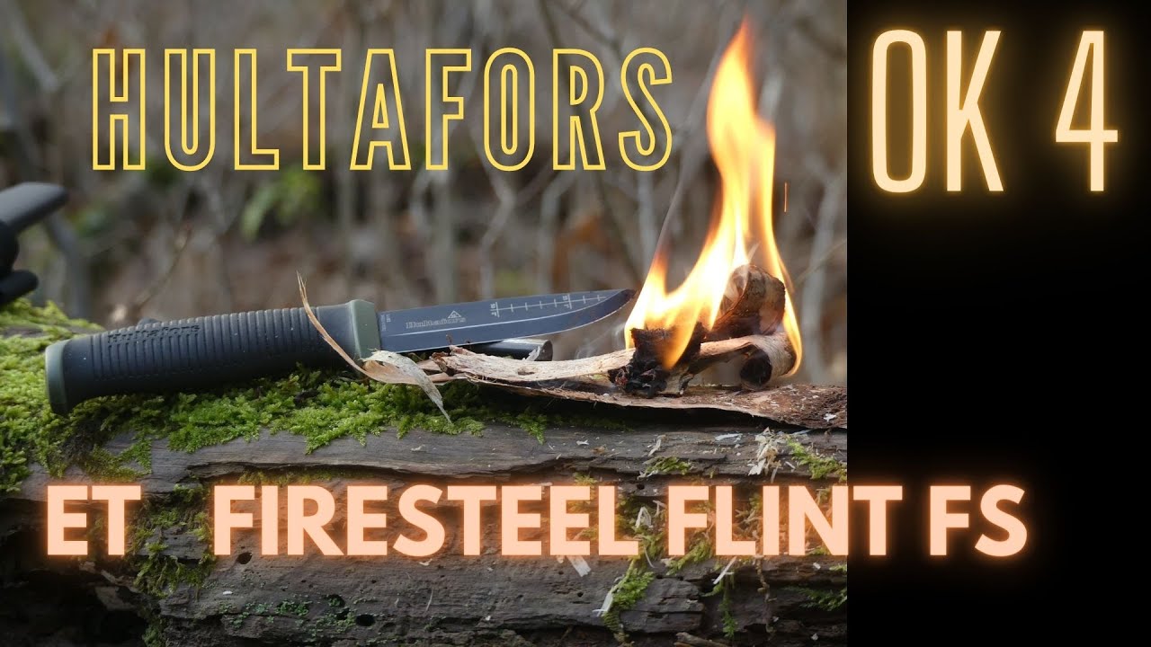 Hultafors OK4 et Firesteel Flint FS - YouTube