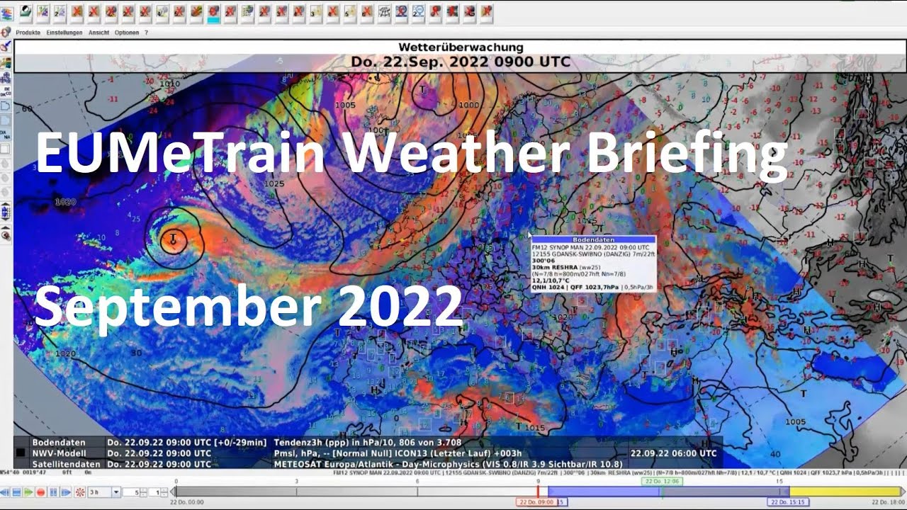 EUMeTrain Weather Briefing - September 2022 - YouTube