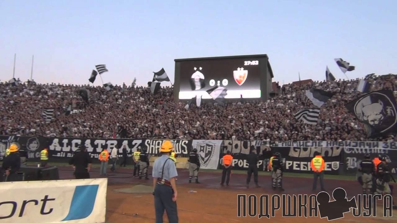 144. derbi - Grobari Jug navijanje - YouTube