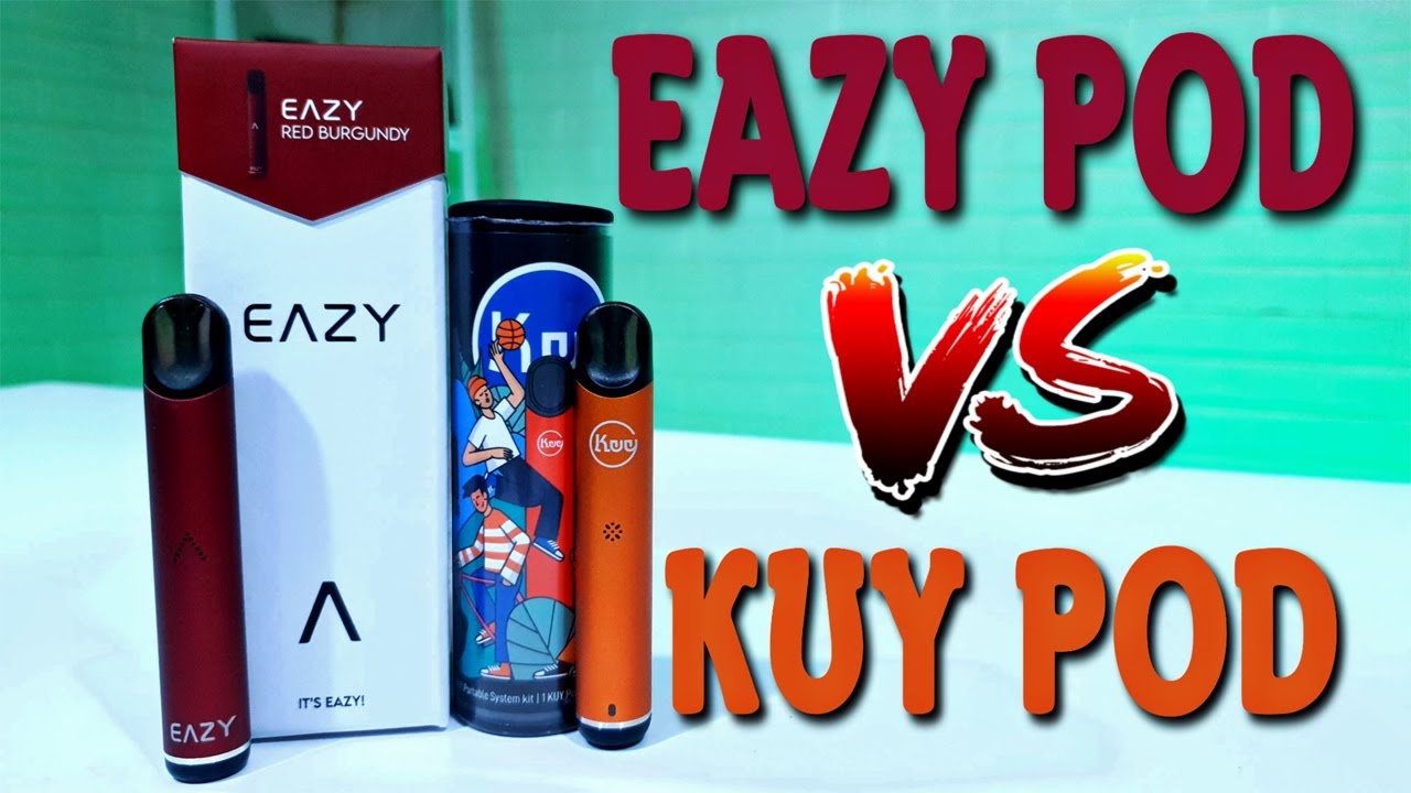 REVIEW EAZY POD SEMUA WARNA COMPARE WITH KUY POD (INDONESIA) - YouTube