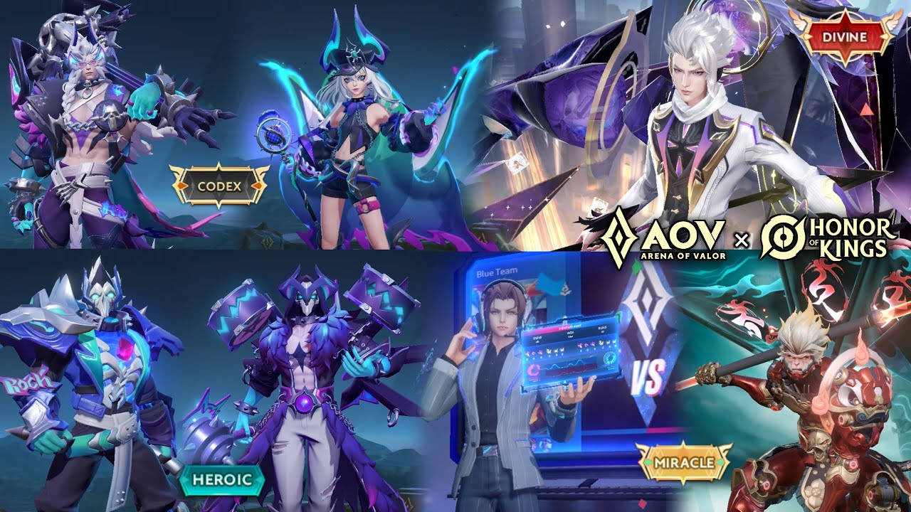 AOV New Skin Nakroth, Wukong, Aleister, Bijan, Iggy, Arduin, Xeniel ...