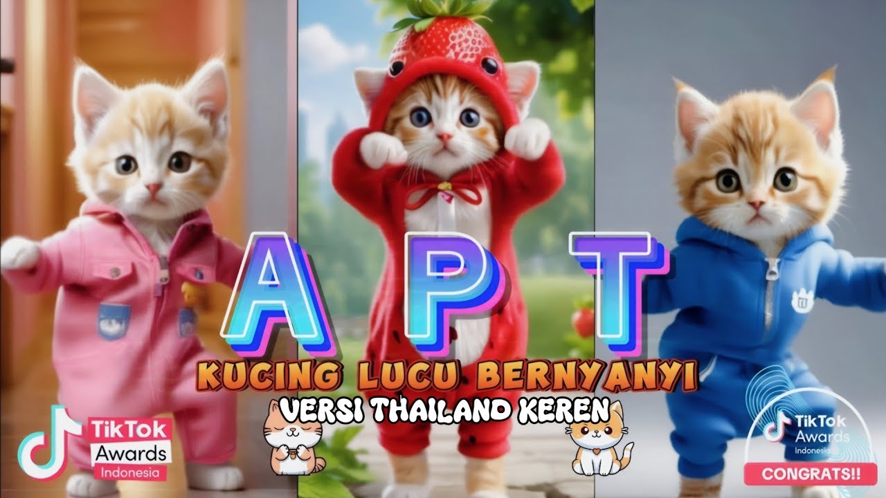 APT ROSE & BRUNO MARS THAILAND VERSI KUCING TERLUCU BARU - YouTube