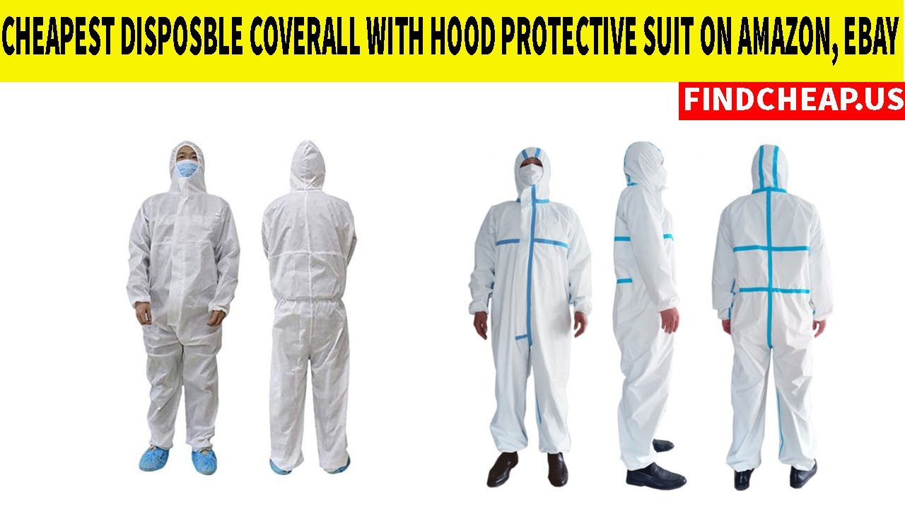 Cheapest Disposable Coverall with Hood Protective Suit | Findcheap.us ...