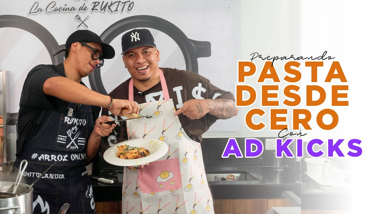 Pasta desde cero con AD Kicks | La Cocina de Rukito - YouTube