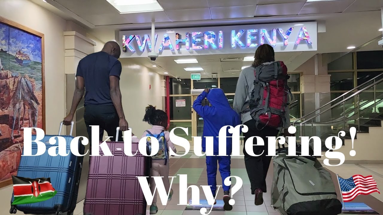 Good Bye Kenya! FINALLY....The Dreaded Flight Back to the US Solo with ...