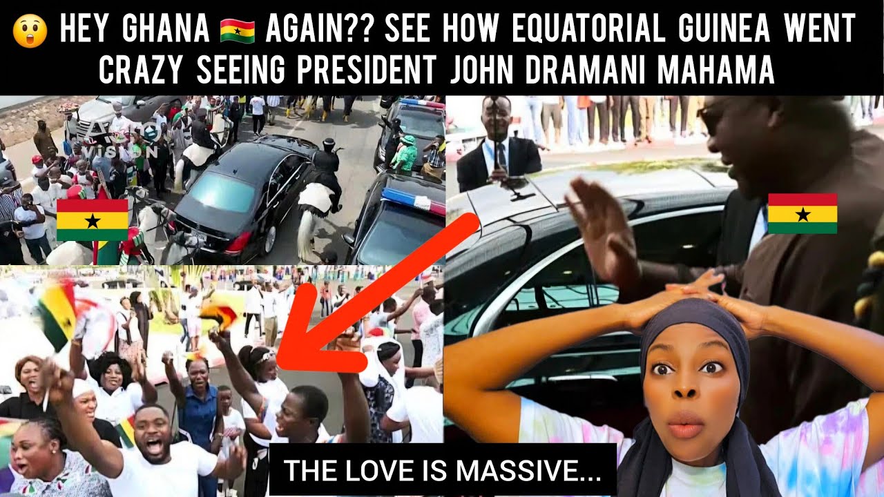 😲 HEY GHANA 🇬🇭 AGAIN?? SEE HOW EQUATORIAL GUINEA WENT CRAZY SEEING ...