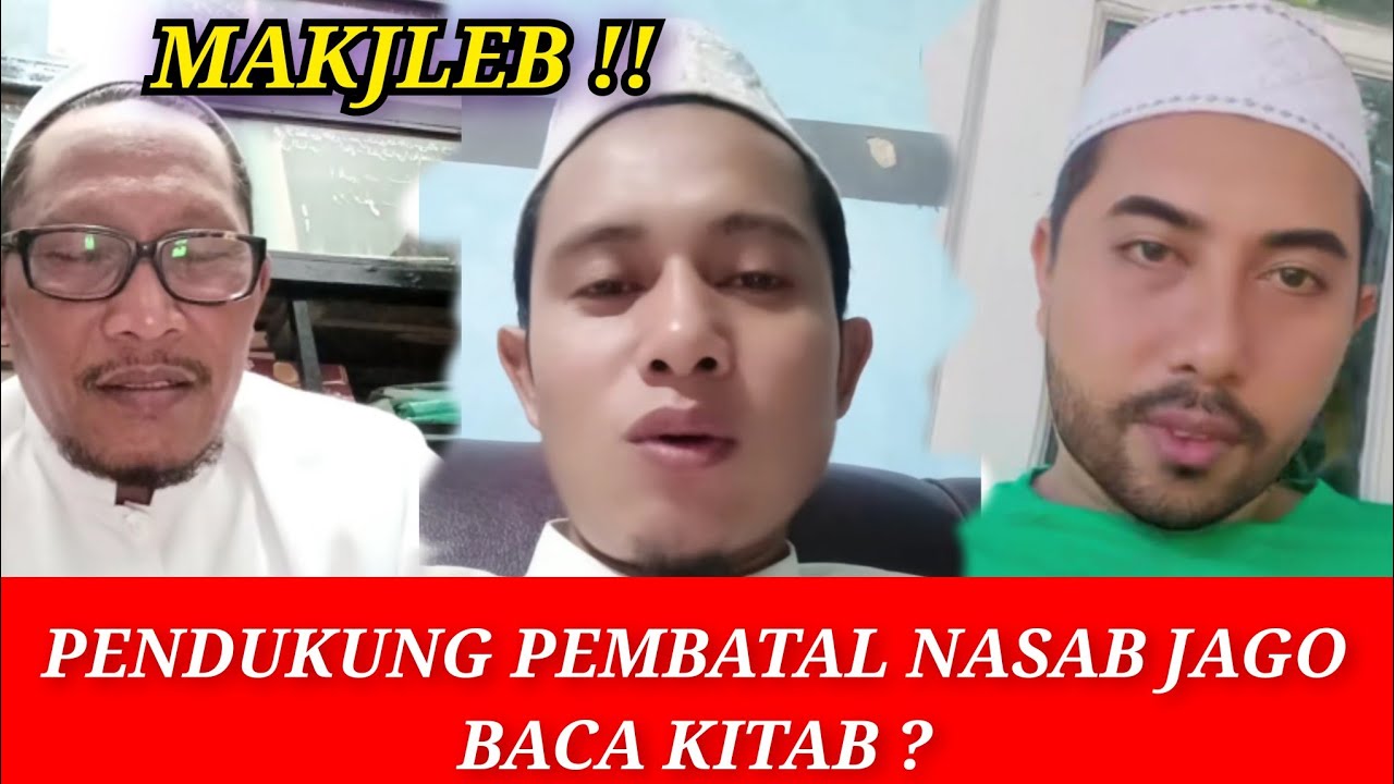 Pendukung Pembatal Nasab Baalawi Tidak Bisa B4 C4 Kit4b Youtube