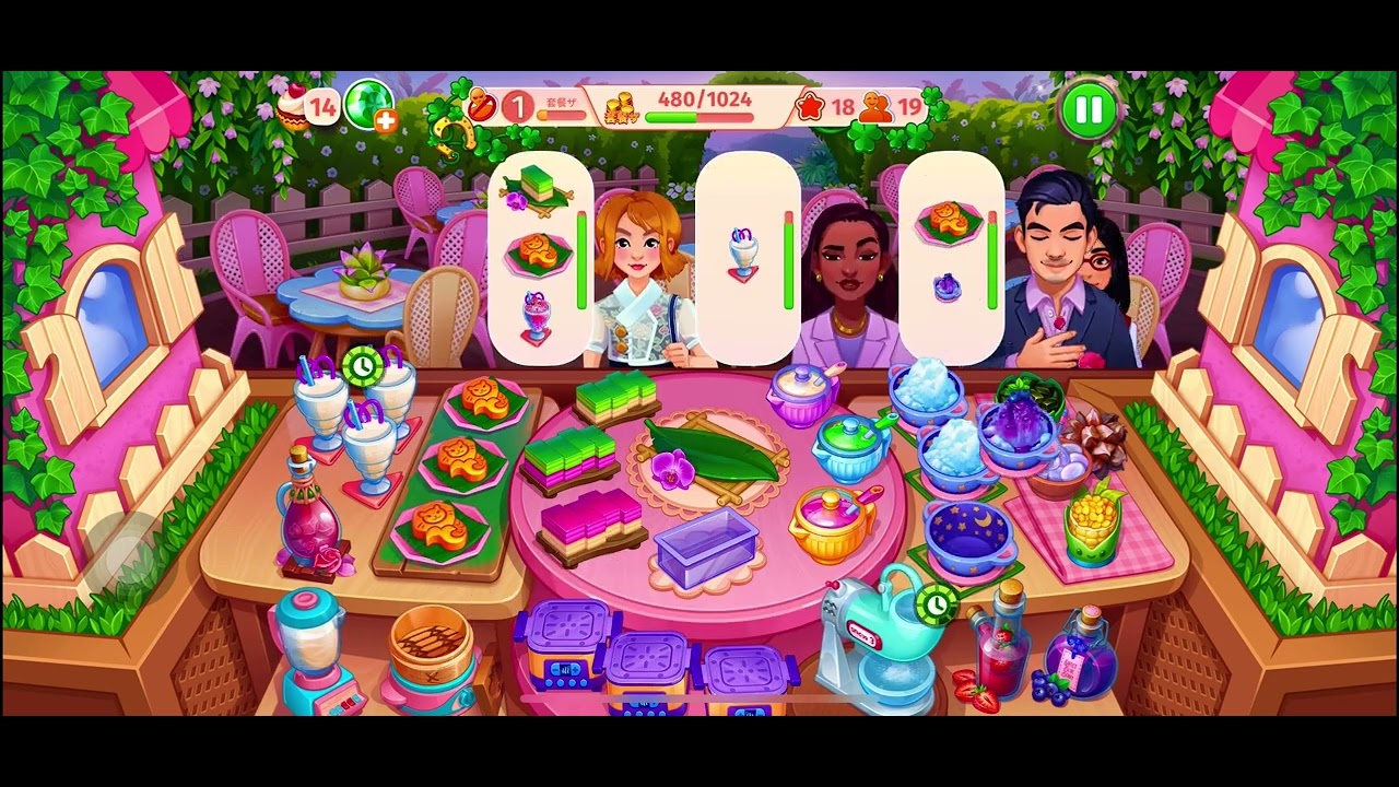 Cooking Craze Singapore Level 72 (Combo 1024 / Don’t Lose Any Customers ...