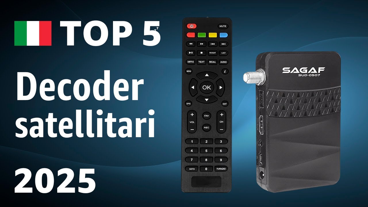 TOP—5. Migliori decoder satellitari (DVB-S2) 2025 - YouTube