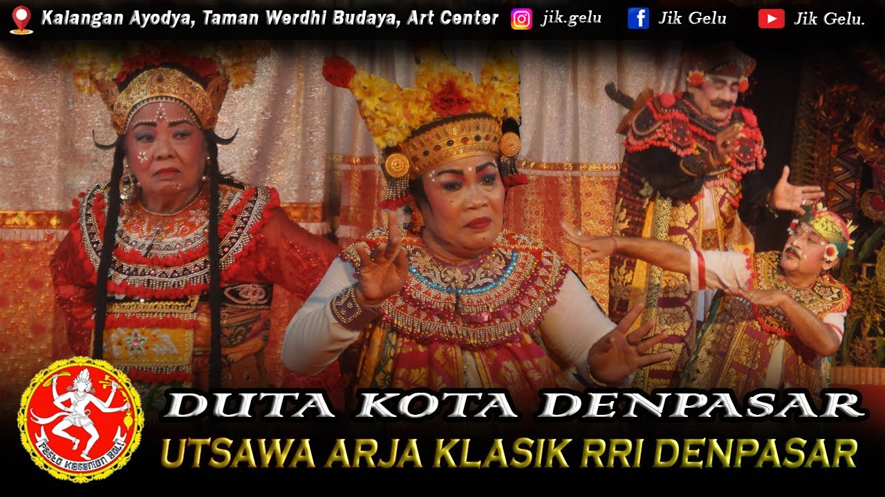 Arja Klasik Komunitas Seni KKB (Keluarga Kesenian Bali) RRI Denpasar ...