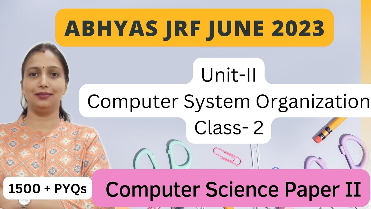 UGC NET JUNE 2023 | ABHYAS Computer Science|COMPUTER ARCHITECTURE AND DIGITAL LOGIC | PYQs ...