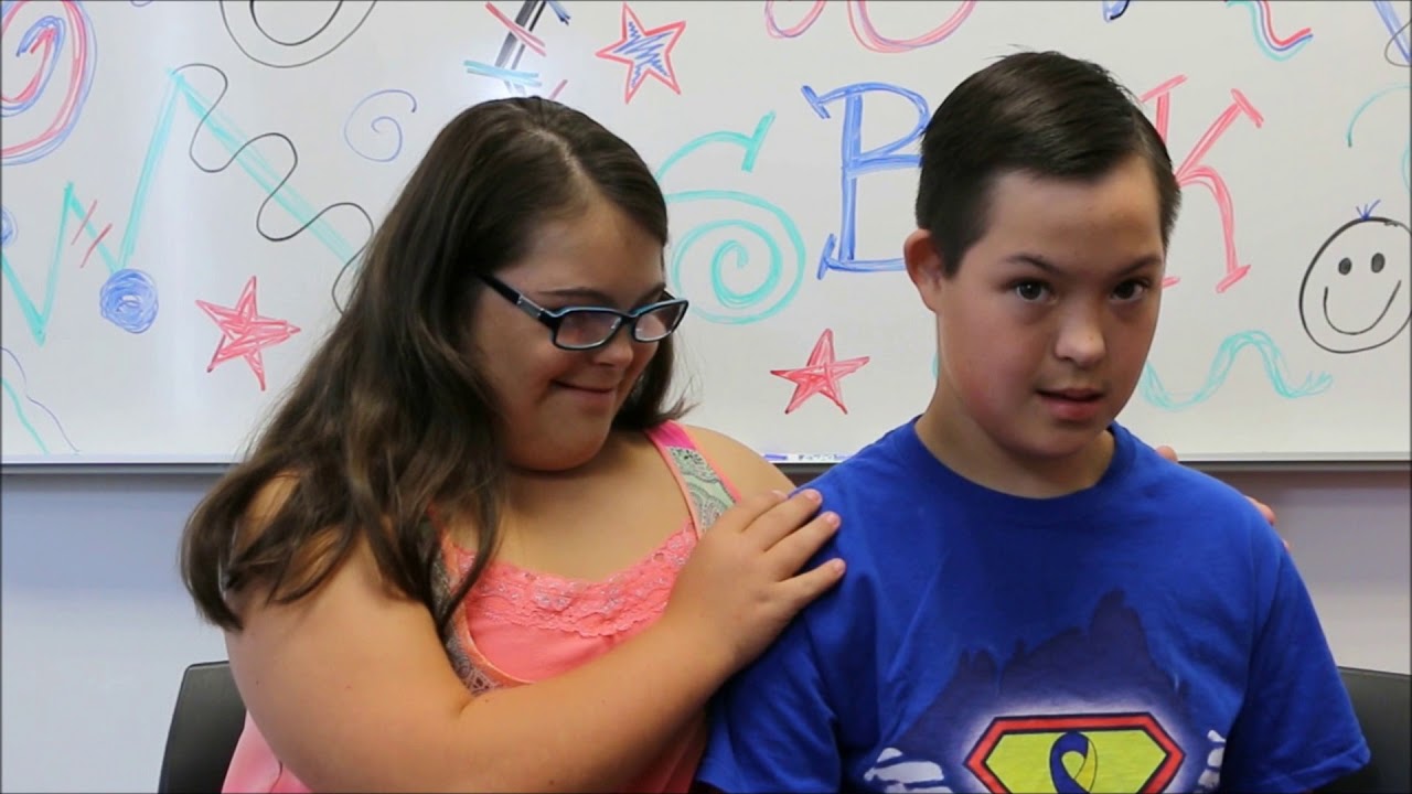 Madison and Kamden (Friends with Down syndrome) - YouTube