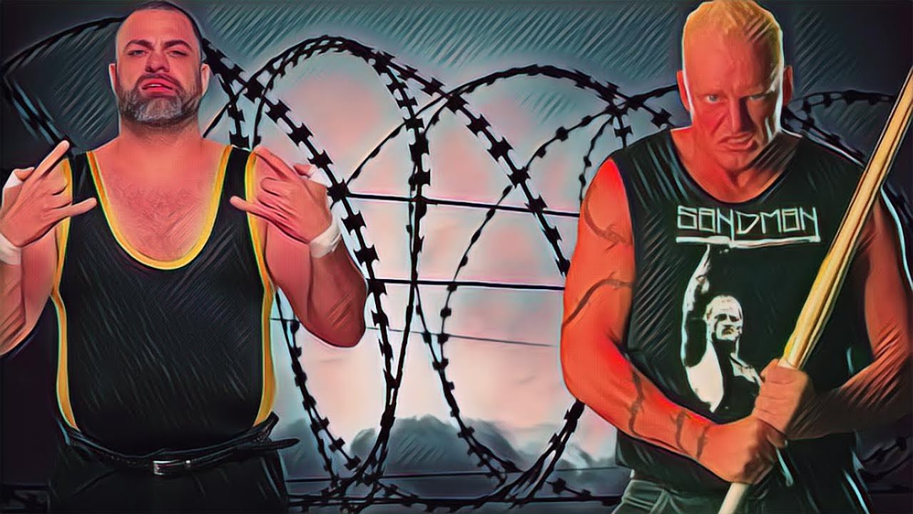 Fire Pro Wrestling World: Eddie Kingston vs. The Sandman (Barbed Wire ...