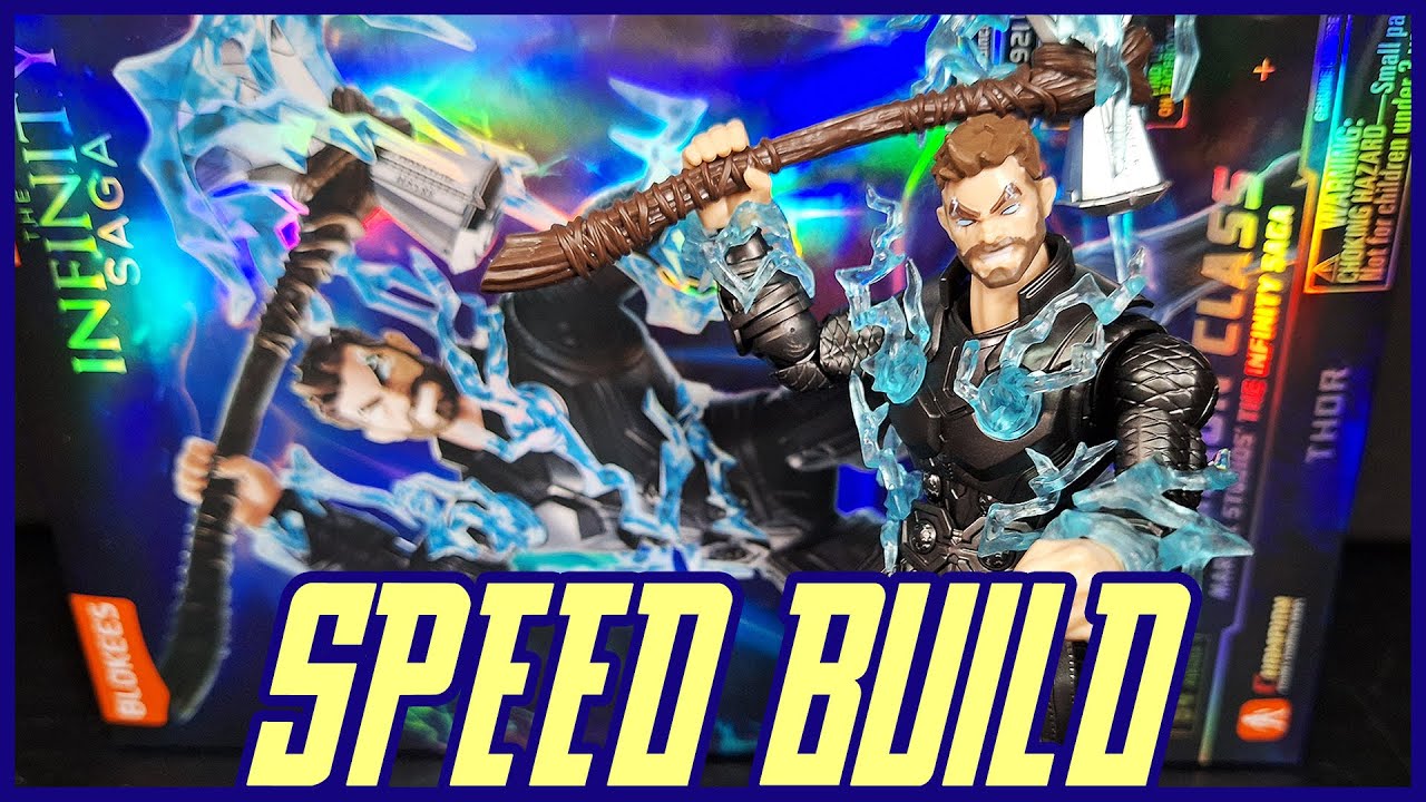 BLOKEES CHAMPION CLASS INFINITY SAGA THOR MODEL KIT | Speed Build - YouTube
