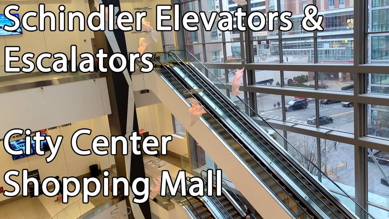 Schindler Elevators and Escalators at the City Center Shopping Mall in ...
