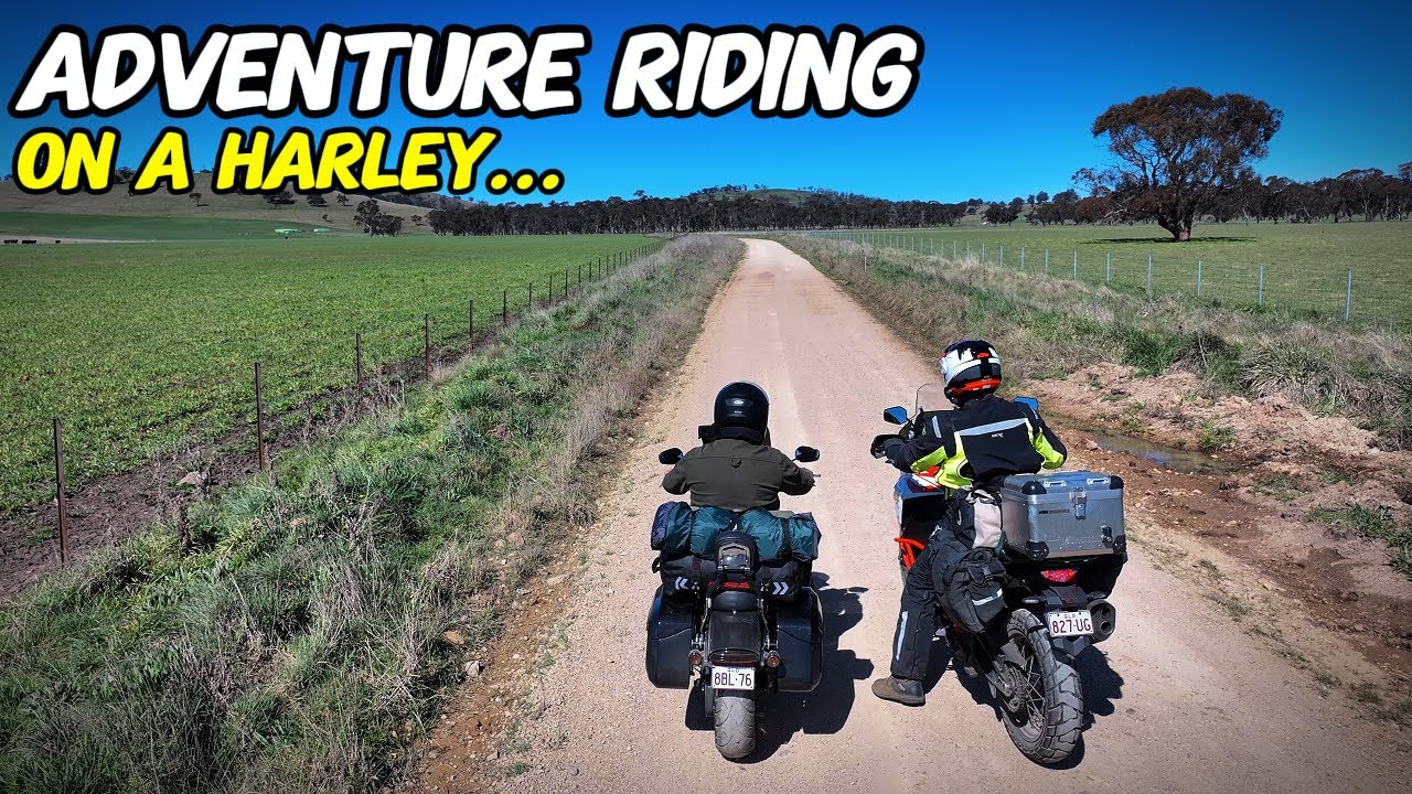Taking My Harley-Davidson Off Road... Bike Riders Paradise - YouTube