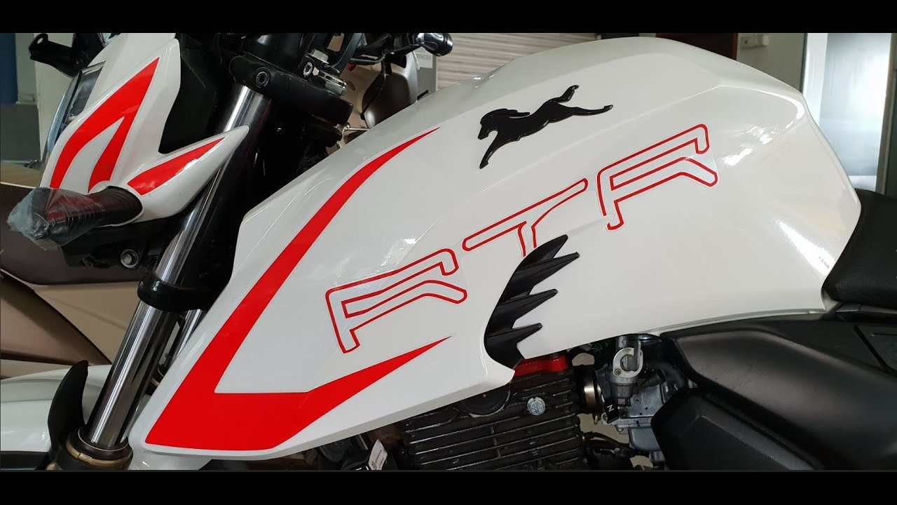 Apache RTR 200 4V Race Edition 2.0 New Color|Orange and White ...