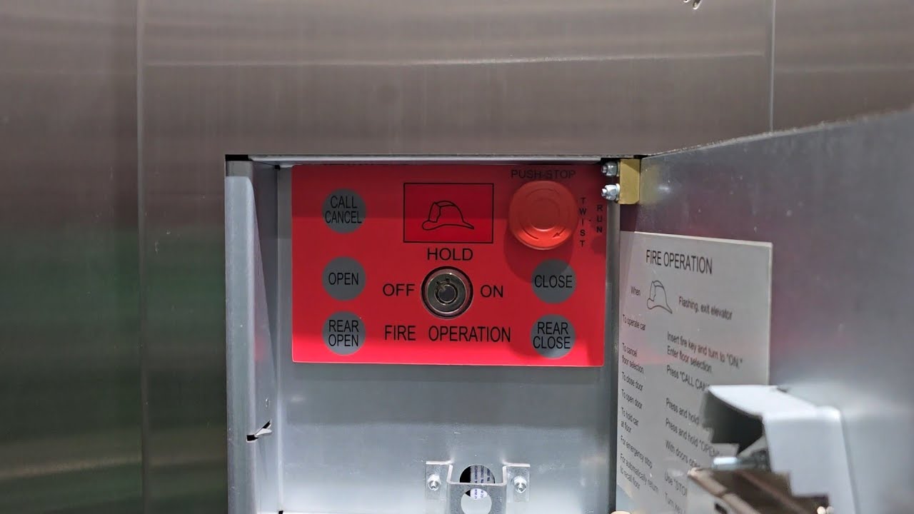 (With Permission) Opening the Fire Service Panel On a Schindler 3300 - YouTube